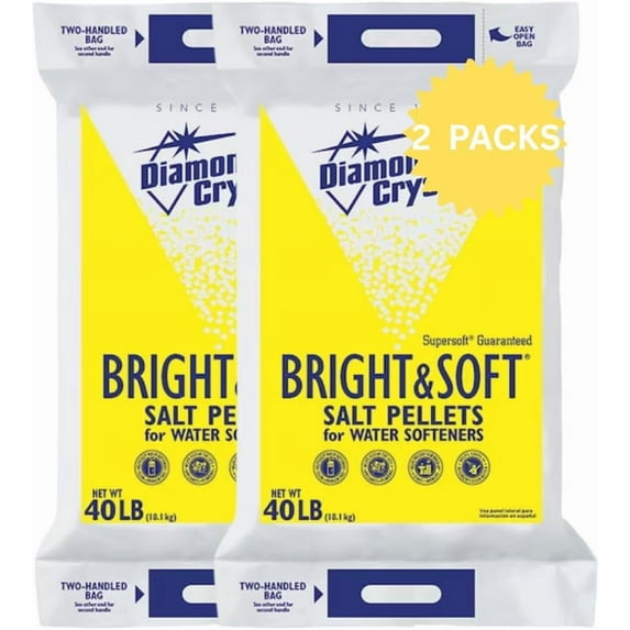 Water Softener Salt Pellets – Pure, Anti-Caking Formula – 40 lb Bag ...