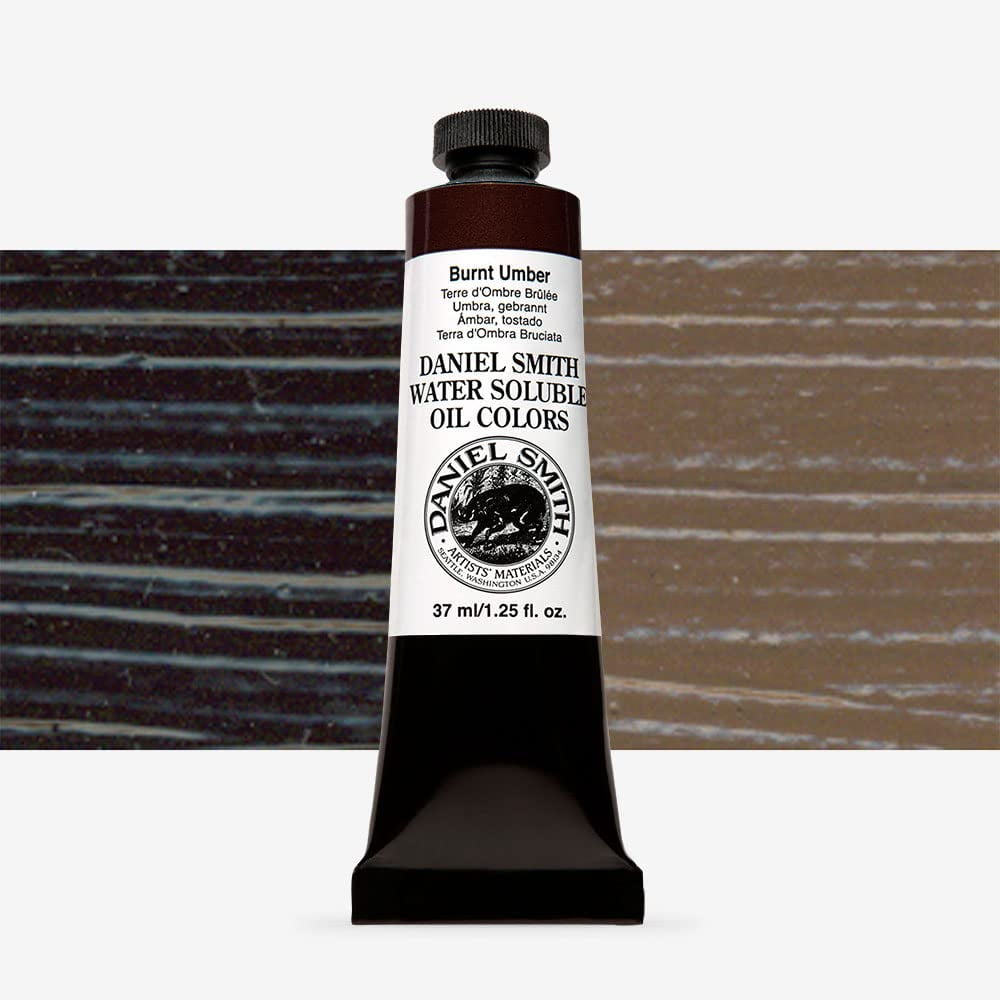 Water Soluble Oil Color Paint, 37ml Tube, Burnt Umber, 284390004 ...