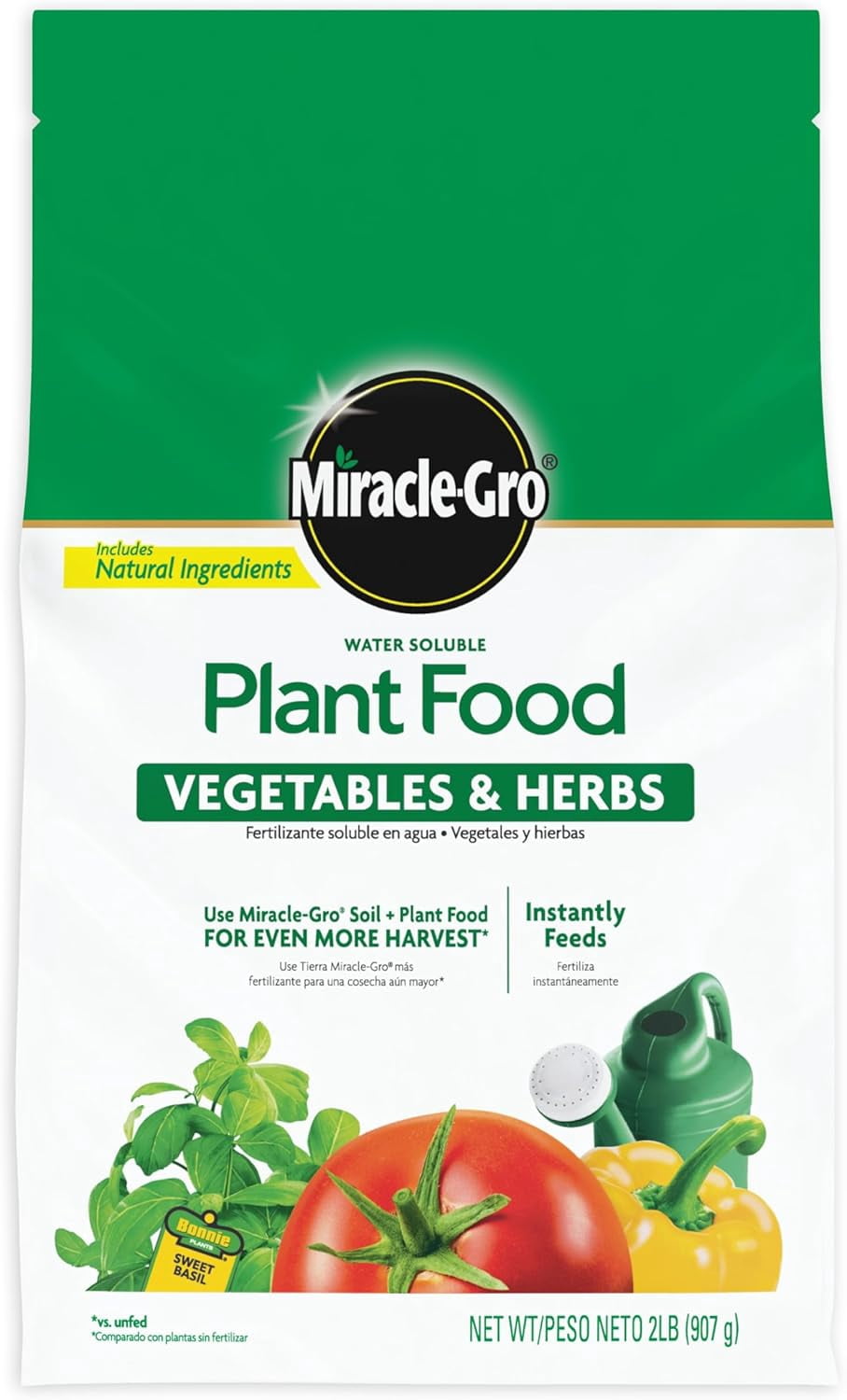 Water-Soluble Plant Food for Vegetables & Herbs - Garden Fertilizer for ...