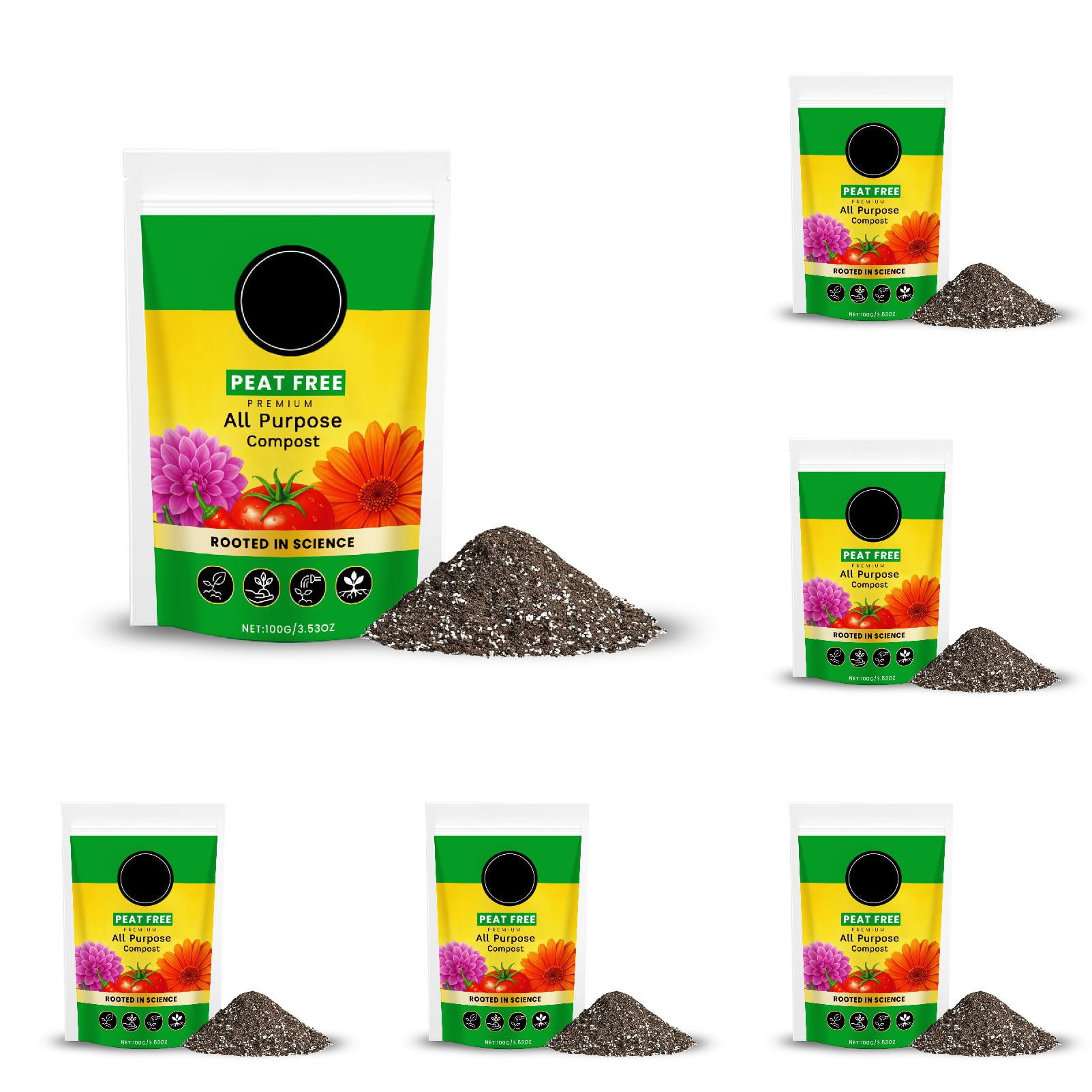Water Soluble Soil All Purpose Flower Garden Potting Mix Soil for ...