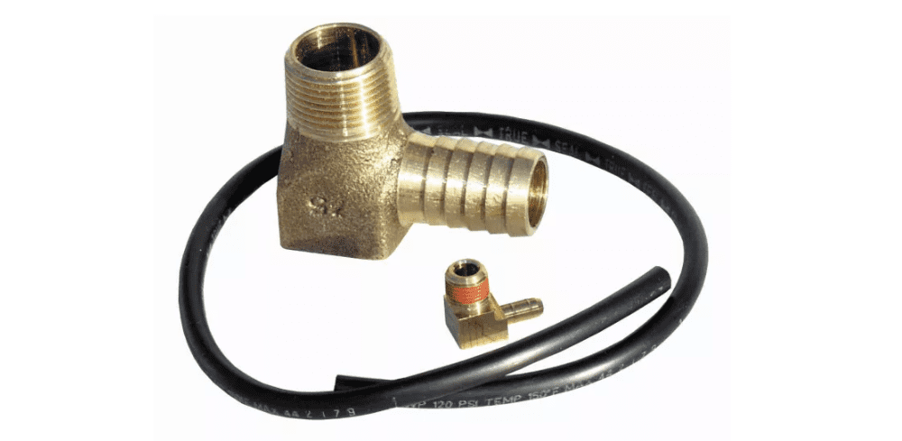 Water Source DTFKE Brown Hydrant Drain Tube Kit with Elbow, Brass ...