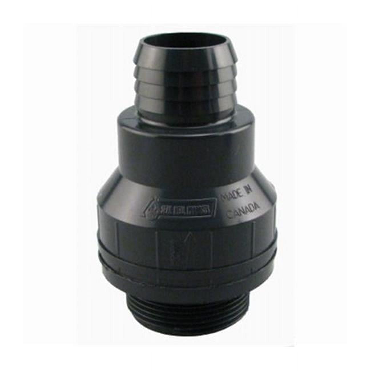 Water Source 235825 ABS In-Line Sump Pump Check Valve - 1.50 in ...