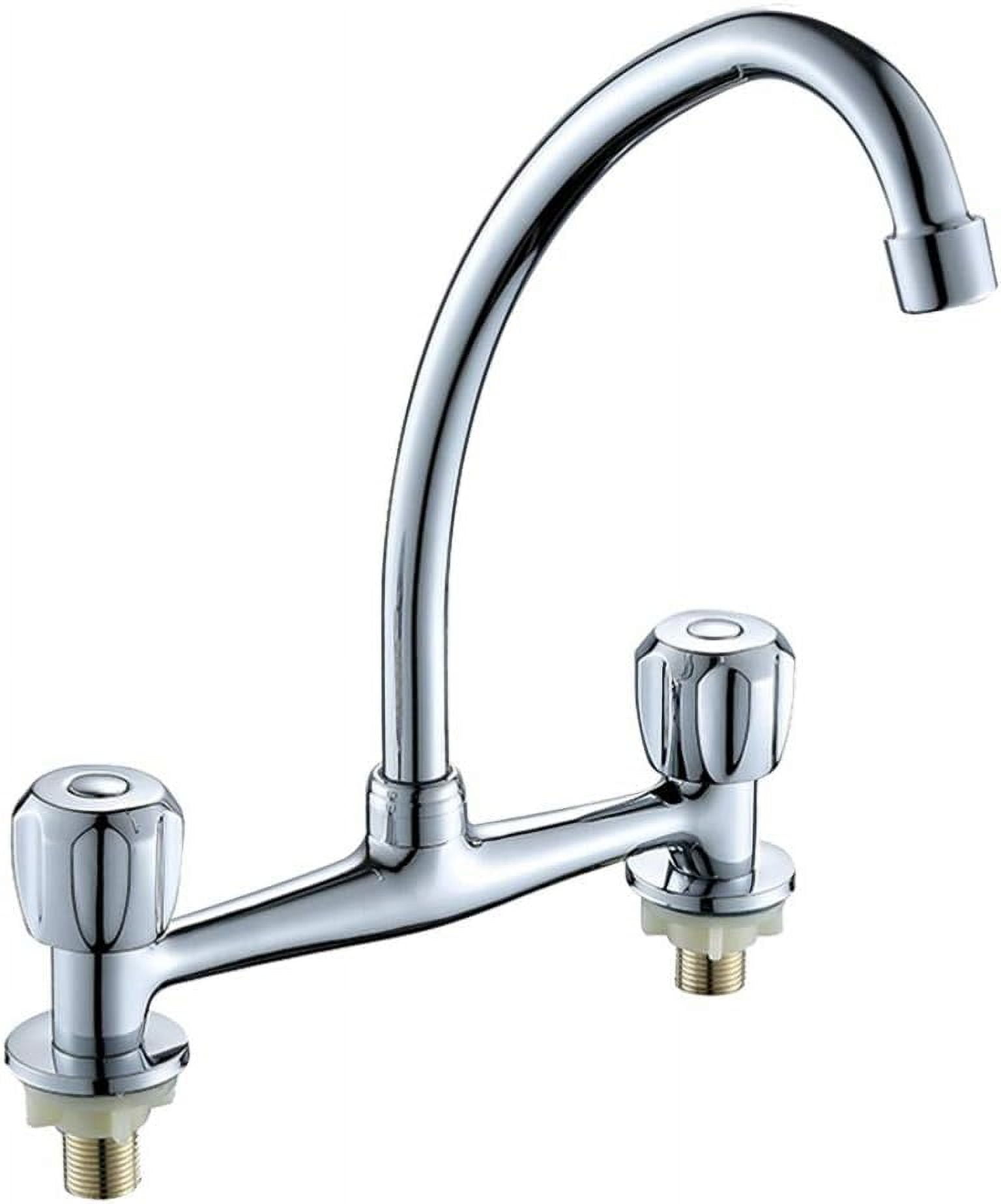 Water Spigot Hot Cold Water Faucet Dual Lever Hot and Cold Water ...