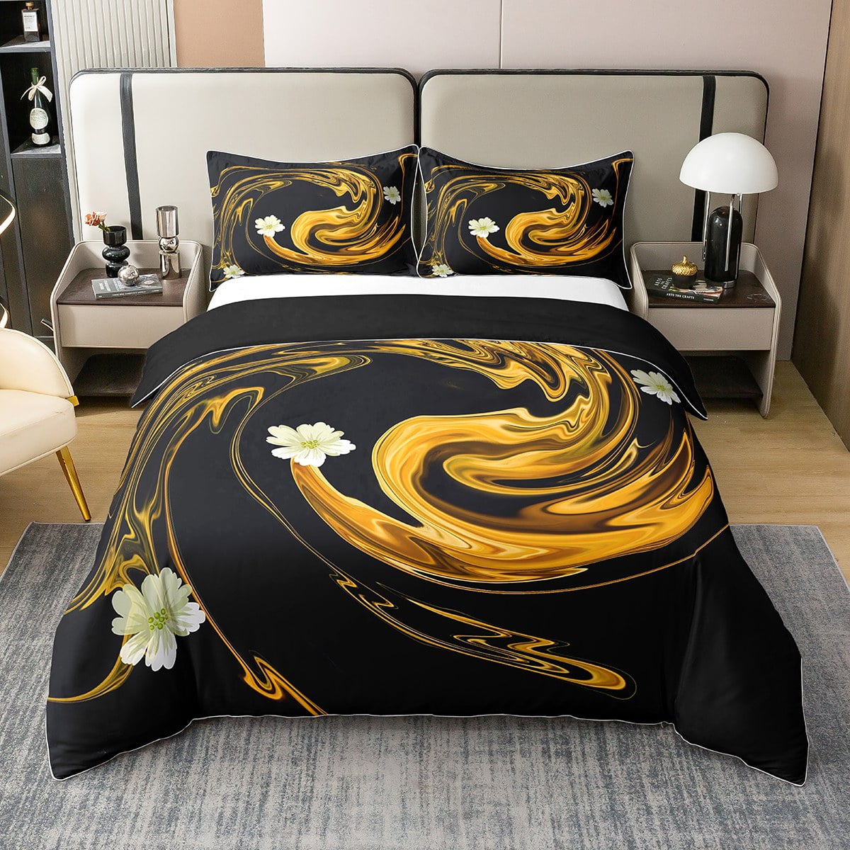 Water Spiral Swirl 100% Organic Cotton Duvet Cover,Tie Dye Pastel ...