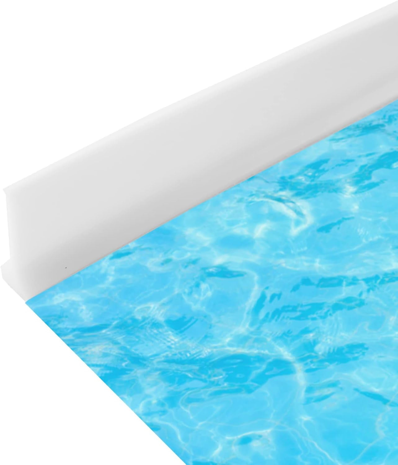 Water Splash Guard, Heavy Duty Shower Dam With Adhesive Strip For ...