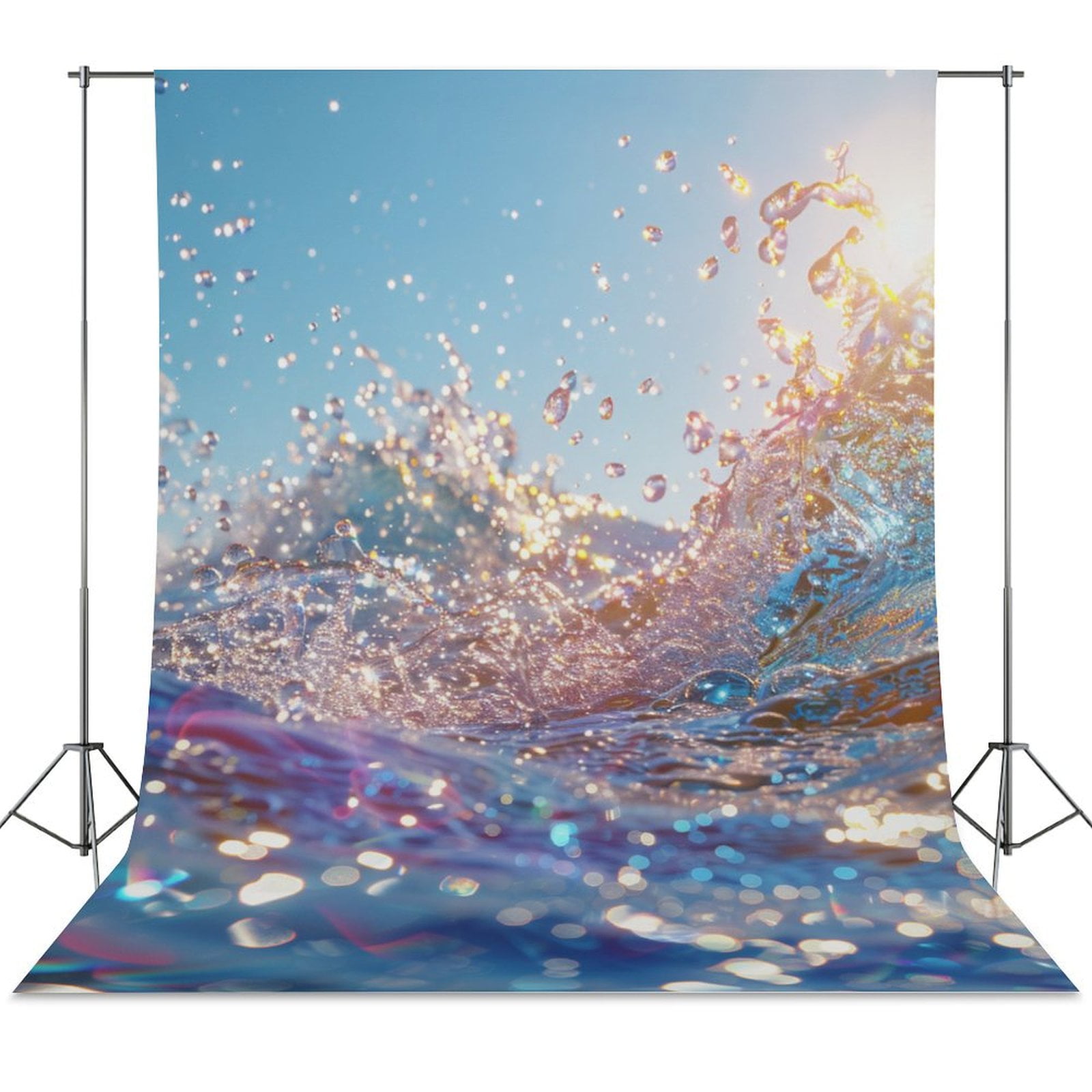 Water Splash Ripple Backdrops for Photography for Party Backdrop ...