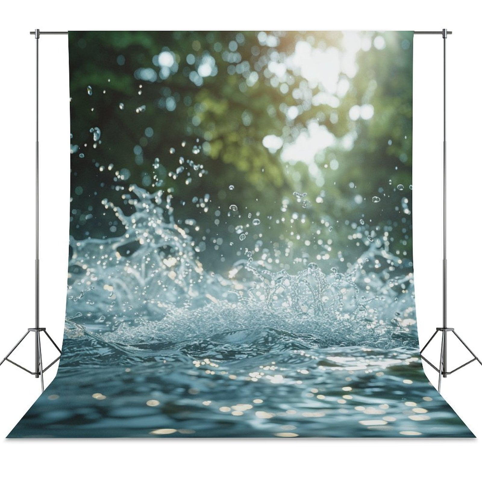 Water Splash Ripple Spring Backdrop Backdrops for Photography Photo ...