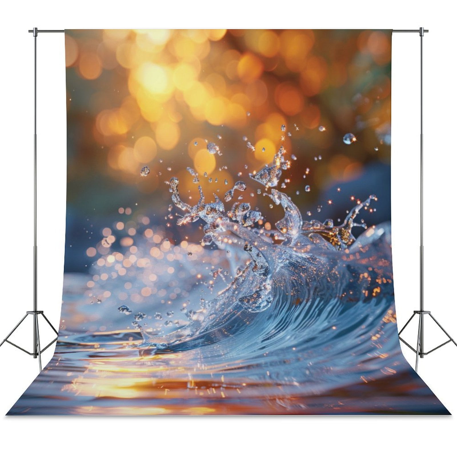 Water Splash Ripple Spring Backdrop Backdrops for Photography Photo ...