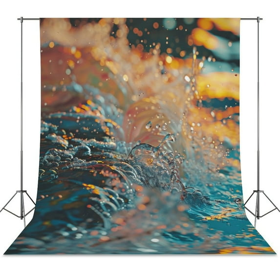 Water Splash Ripple Spring Backdrop Backdrops for Photography Photo ...