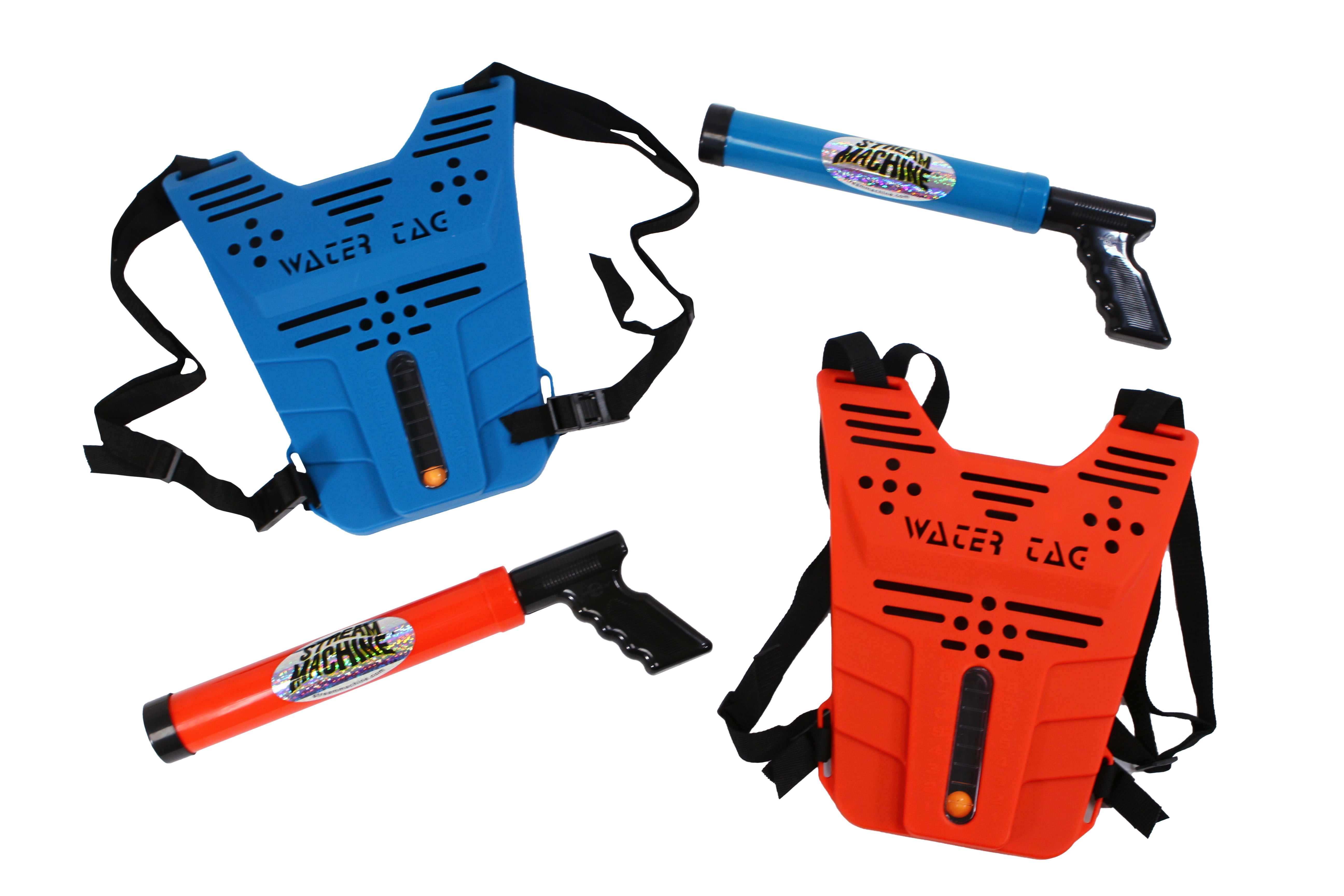 Water Sports - Stream Machine Water Tag Set Play Set - 2 Vests & 2 TL ...