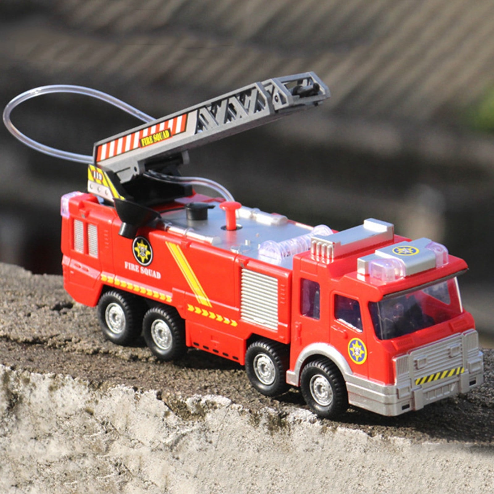Water Spray Toy Car for Kids - Universal Sound and Light Fire Truck ...