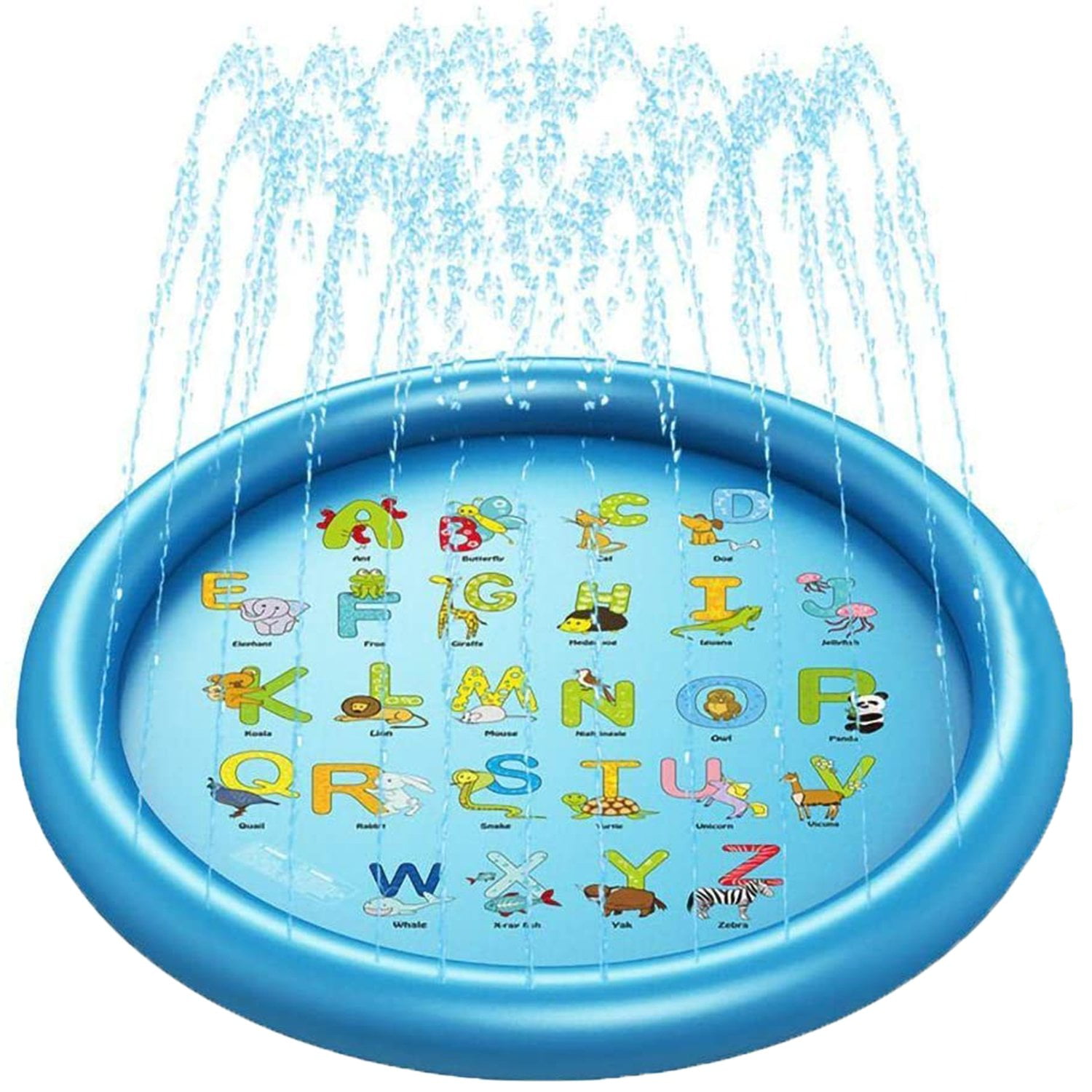 54inch Water Sprinkler & Splash Play Mat for Kids, Summer Fun, Suitable ...