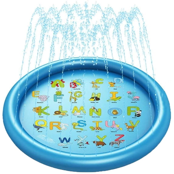 54inch Water Sprinkler & Splash Play Mat for Kids, Summer Fun, Suitable ...