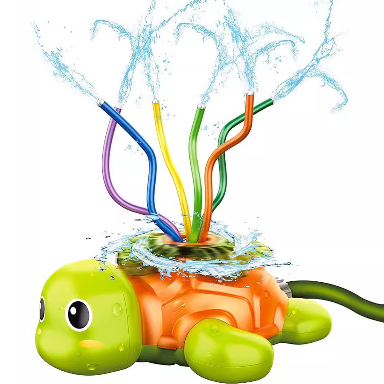 Water Sprinkler for Kids with 6 Water Wiggle Tubes Outdoor Squirt Toy ...