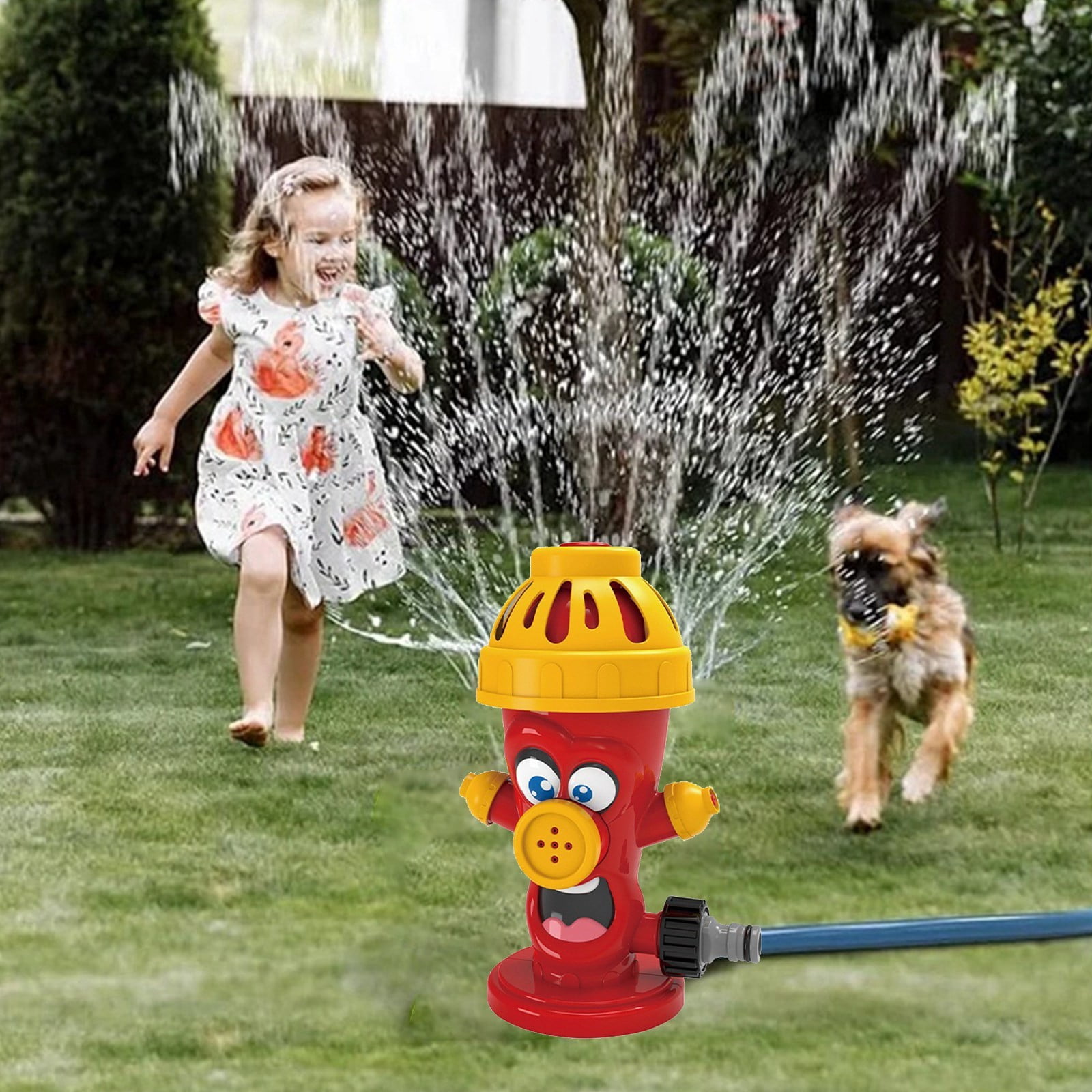 Water Sprinklers Outdoor Toy for Kids, Fire Hydrant Toddler Play ...