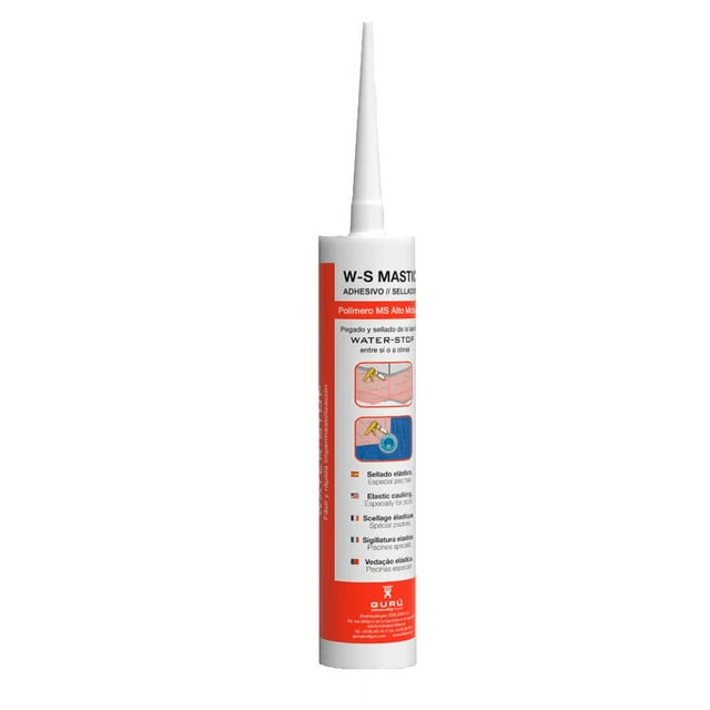 Guru Waterproofing Products Water-Stop Mastic Sealant Adhesive, 9.8 Fl ...