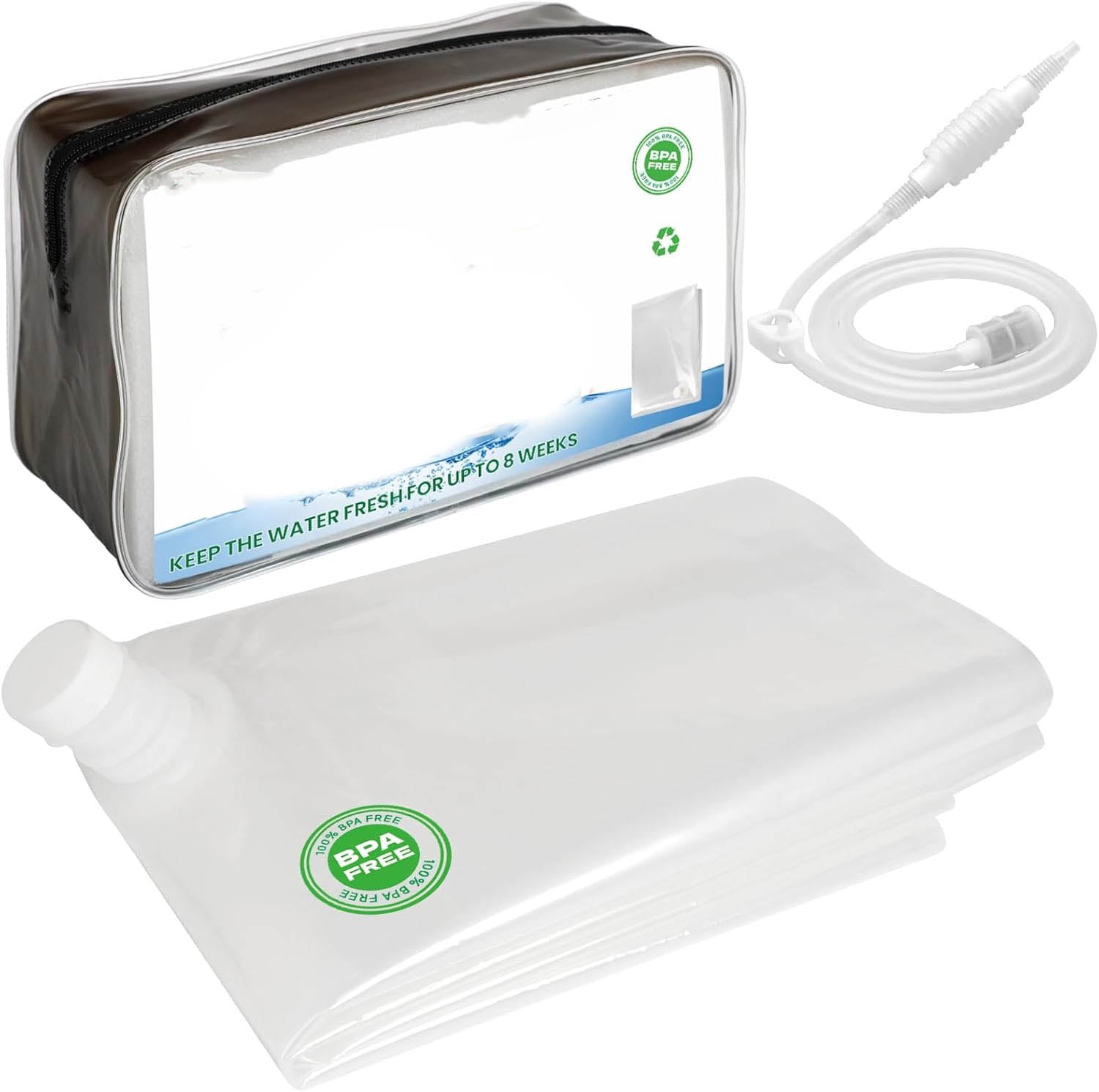 Water Storage Bladder - Emergency Bathtub Drinking Water Container, BPA ...