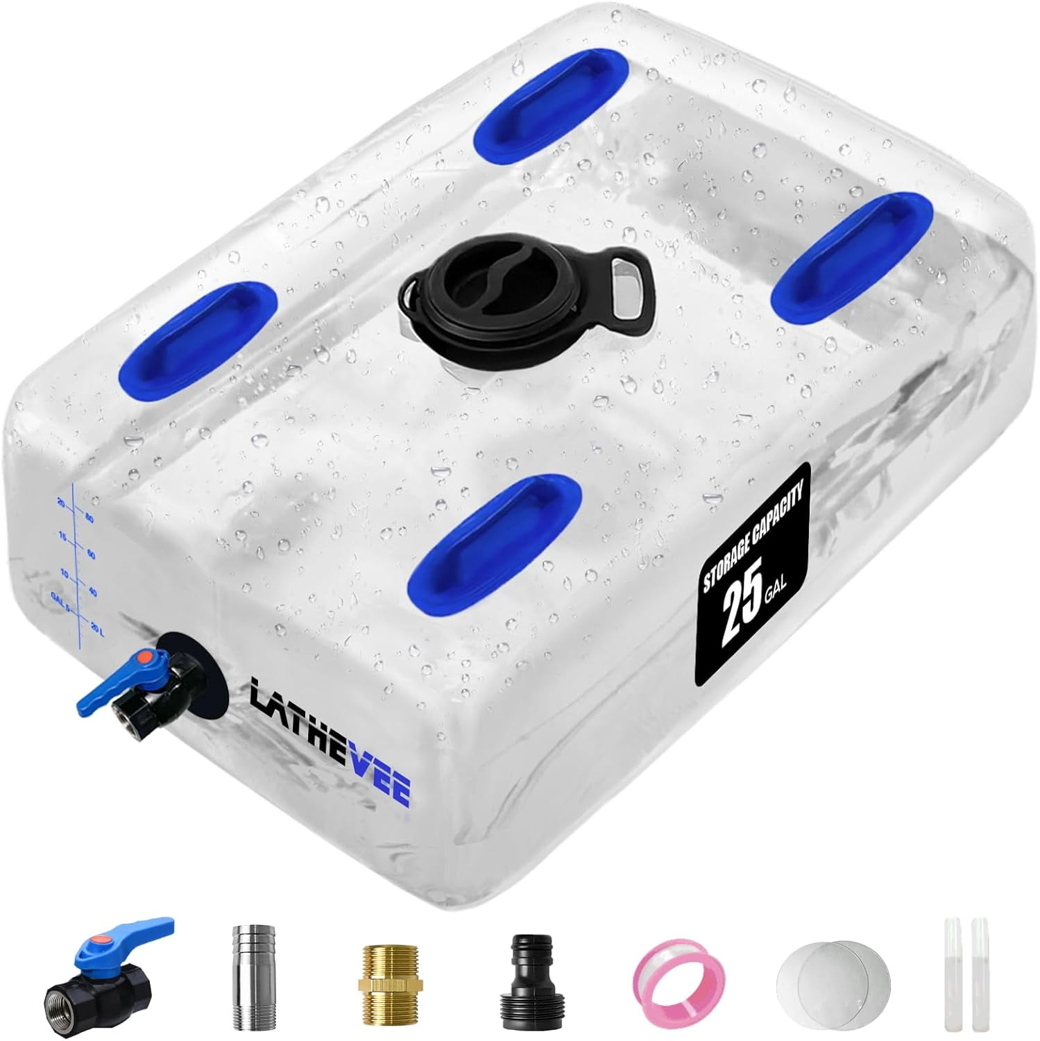 Water Storage Bladder,Portable Water Tank, Transparent and Foldable ...