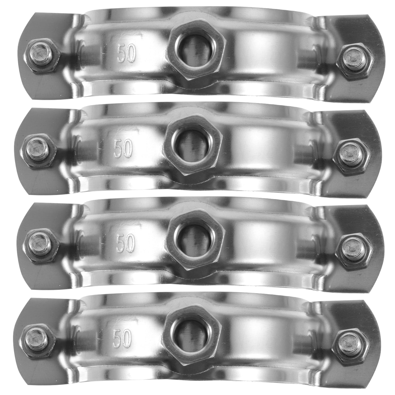 Water Support Tube Fasten Decor Stainless Steel Clamp Fire Fighting ...