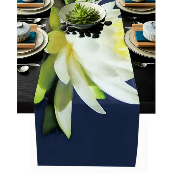 Water Surface Lotus Magic Table Runner ration Home r Dinner Table ...
