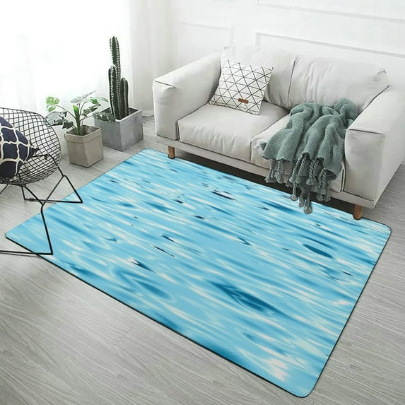 Water Surface Ripples Carpet Rug for Bedroom Living Room Home Sofa ...