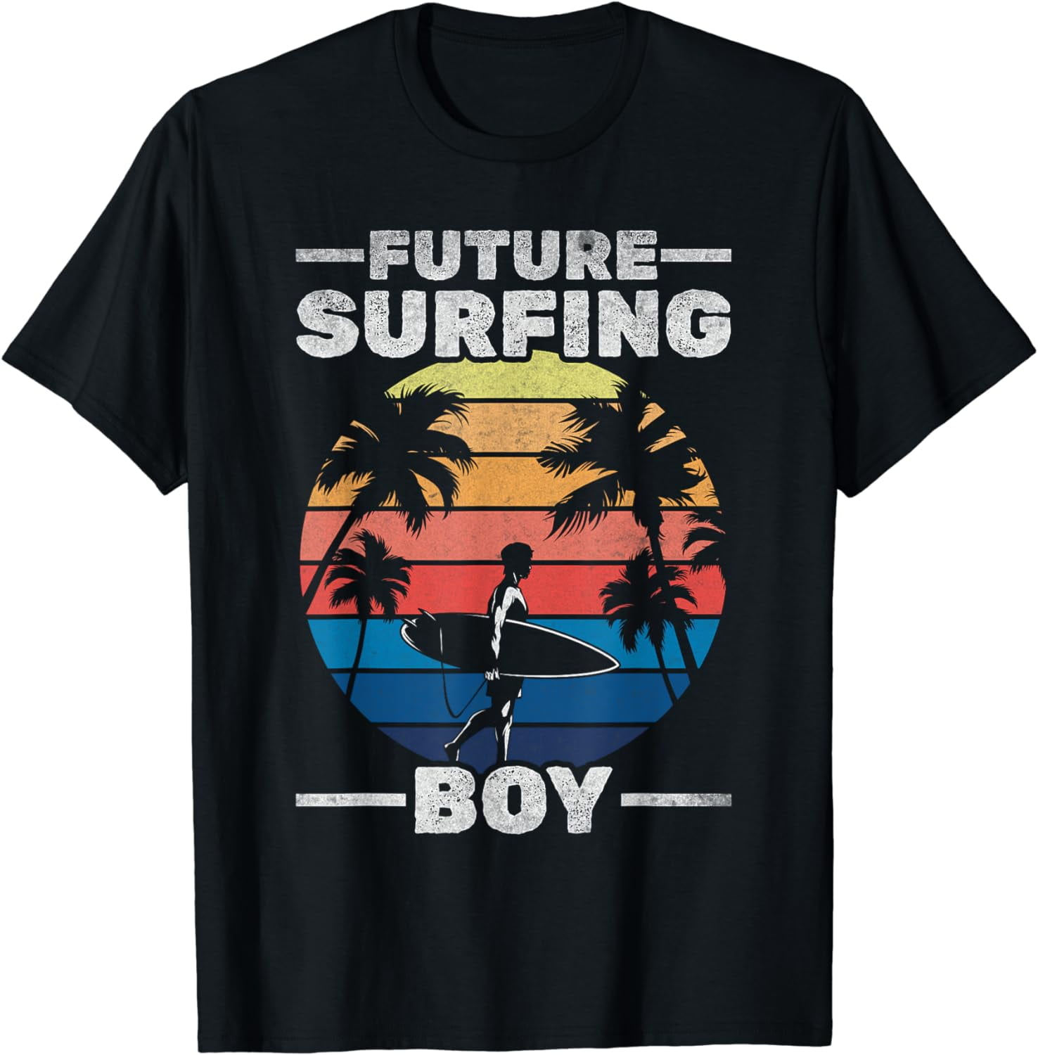 Water Surfer Future Surfing Boy Surfer T-Shirt - Walmart.com