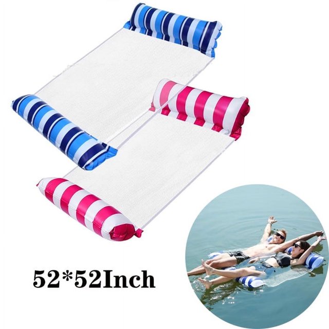 Water Swimming Pool Float Hammock,Pool Float Lounger,52*52Inch Double ...