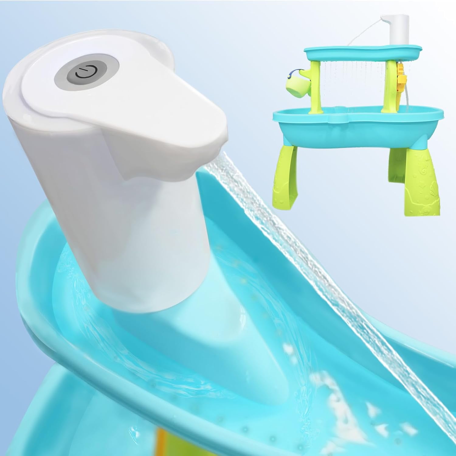 Water Table Pump Battery Powered Work Continuously for 4 Hours,Small ...