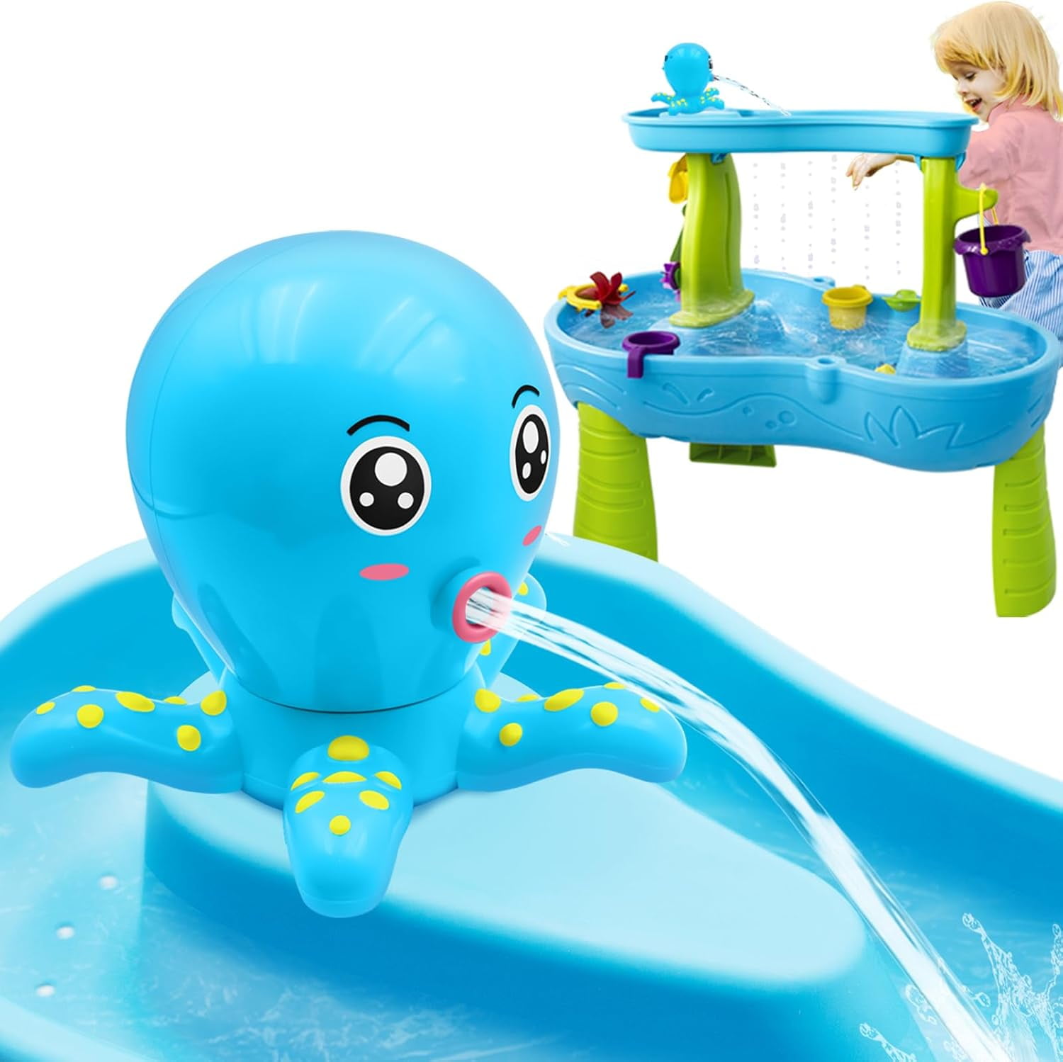 Water Table Pump, Octopus Battery Powered Water Pump for Water Table 3 ...