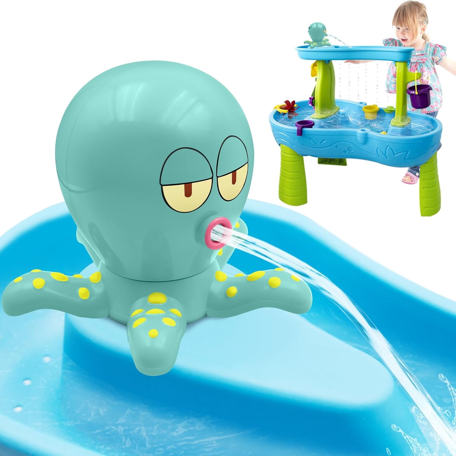 Water Table Pump, Octopus Rechargeable Battery Powered Water Pump for ...
