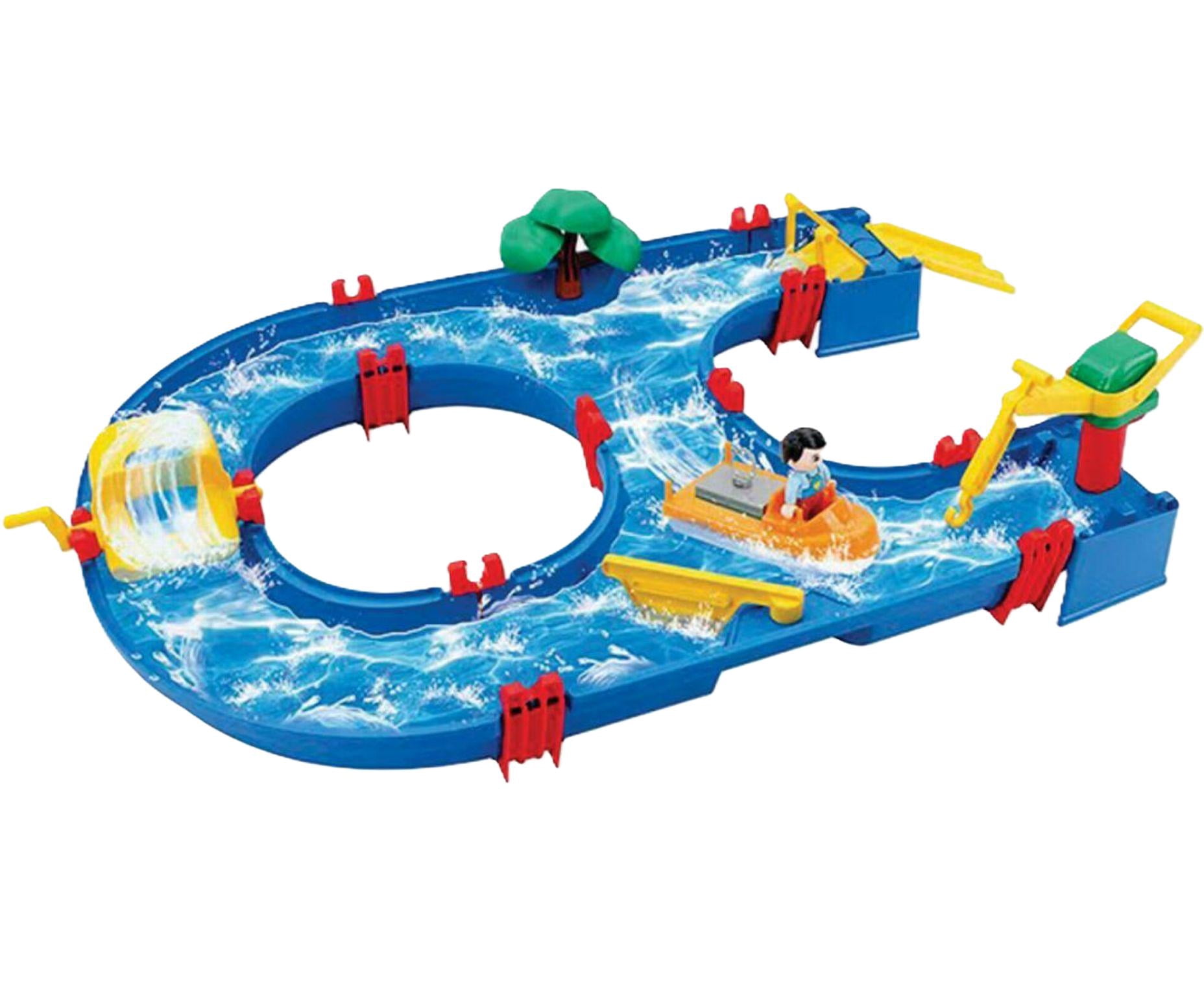 Valessati Kids Activity Water Table Set with 39 Pcs Building Blocks for ...