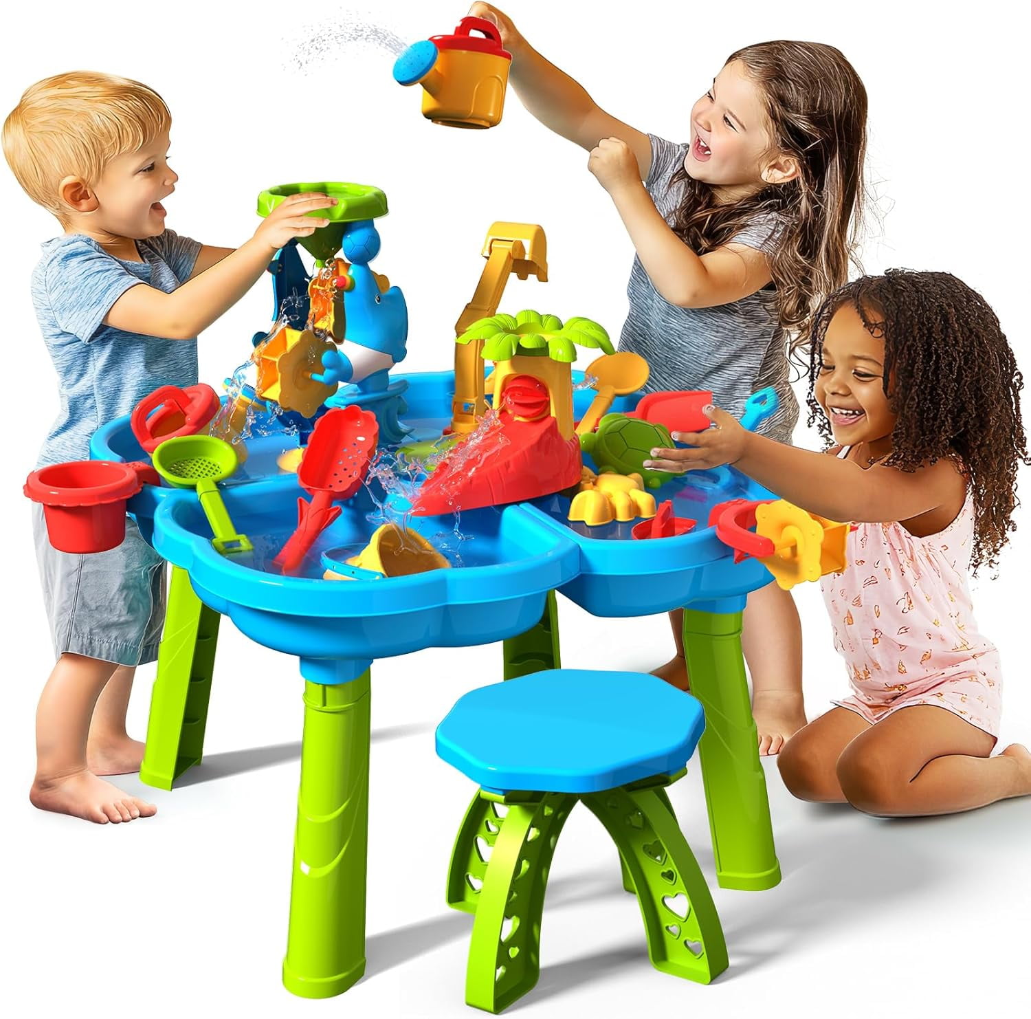 Water Table for Toddlers 3-5 | Outdoor Toys Water Play Table, Magnetic ...