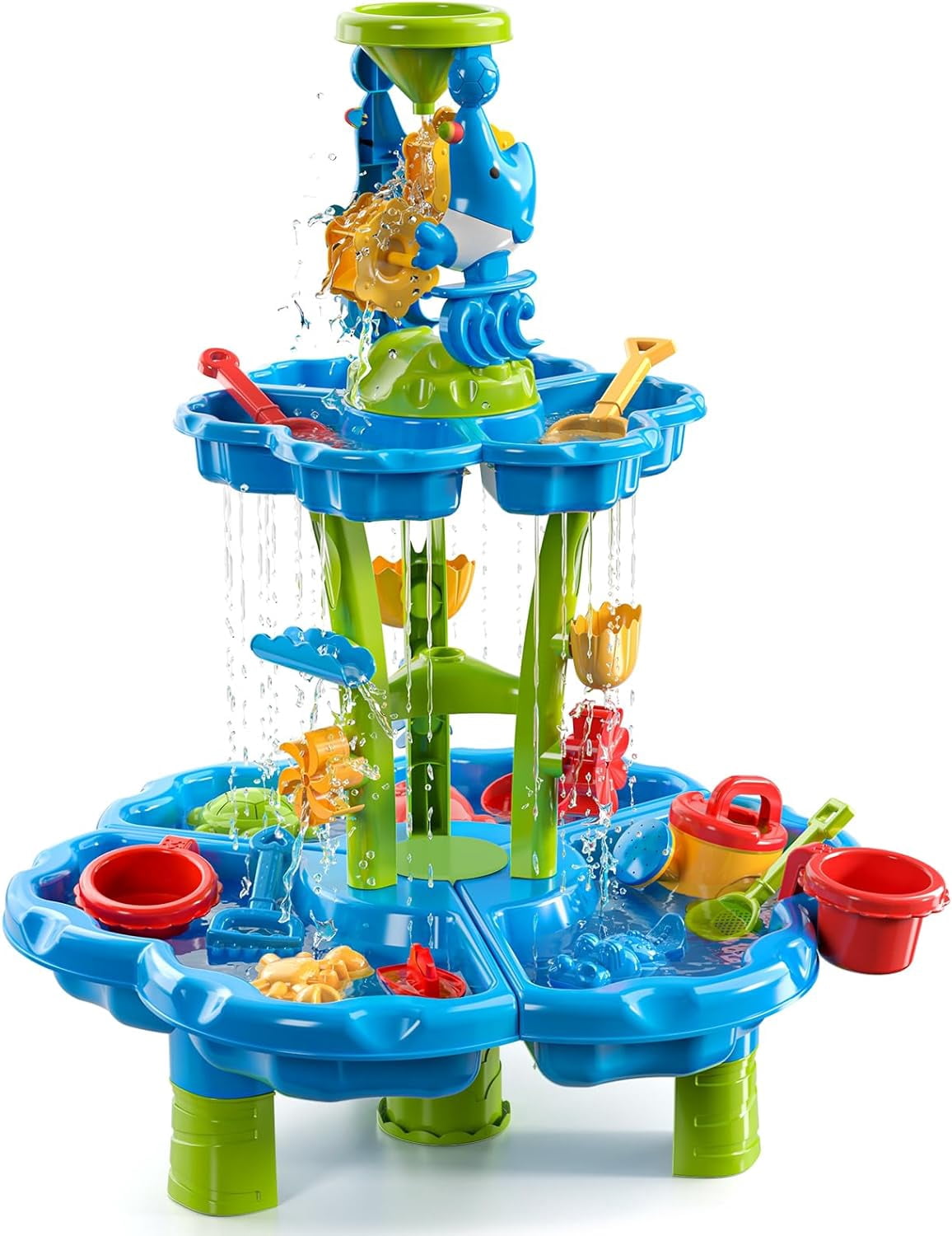 Water Table for Kids 3-5, Toddler Water Table, Outdoor Toys Kids Beach ...