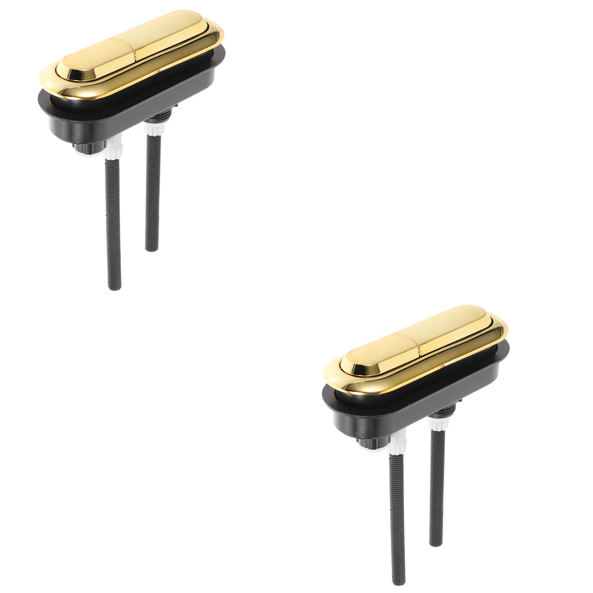 Water Tank Button 2 PCS Dual Push Buttons Cistern for Toilet Component ...