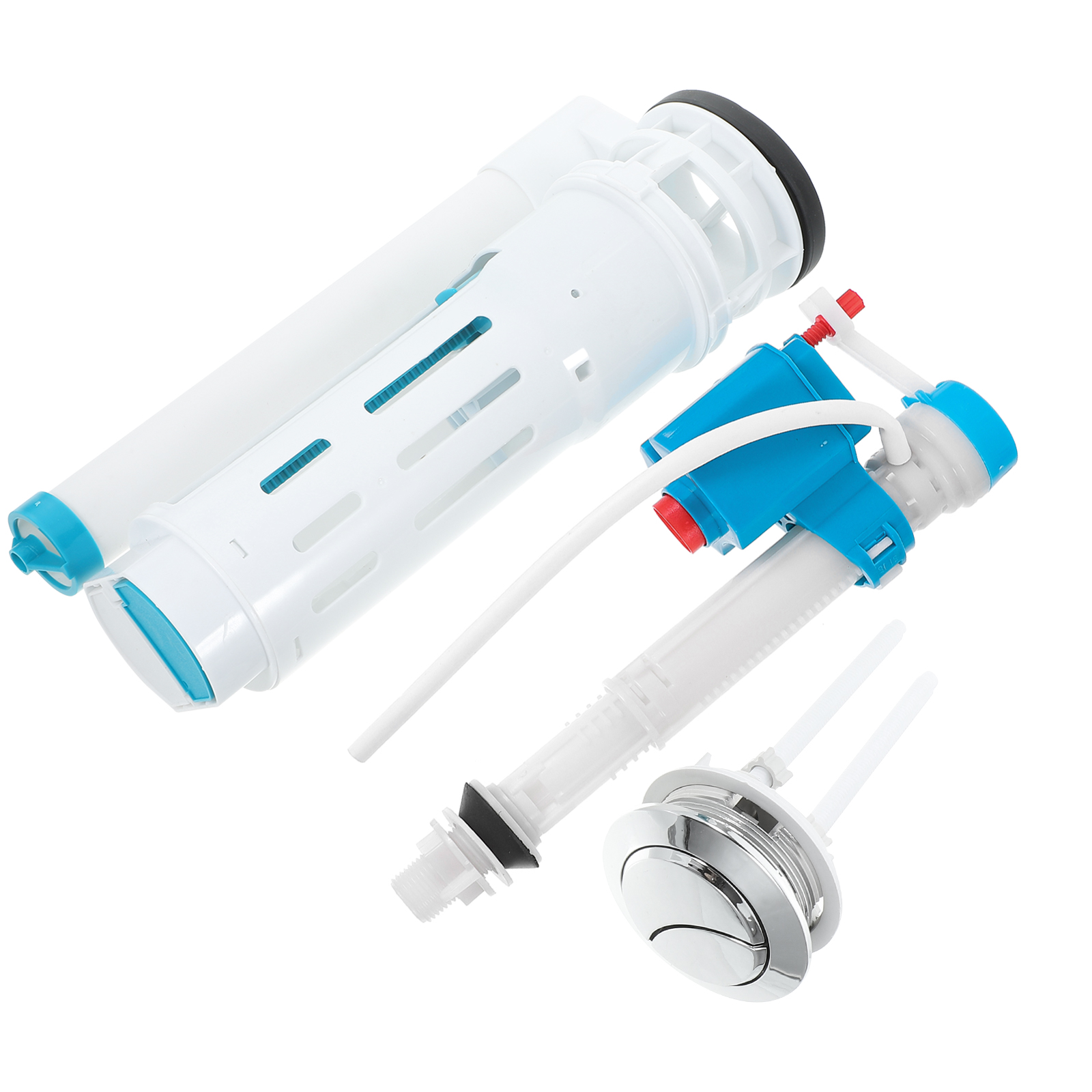 Water Tank Button Drainage-valve Toilet Inlet and Outlet - Walmart.com