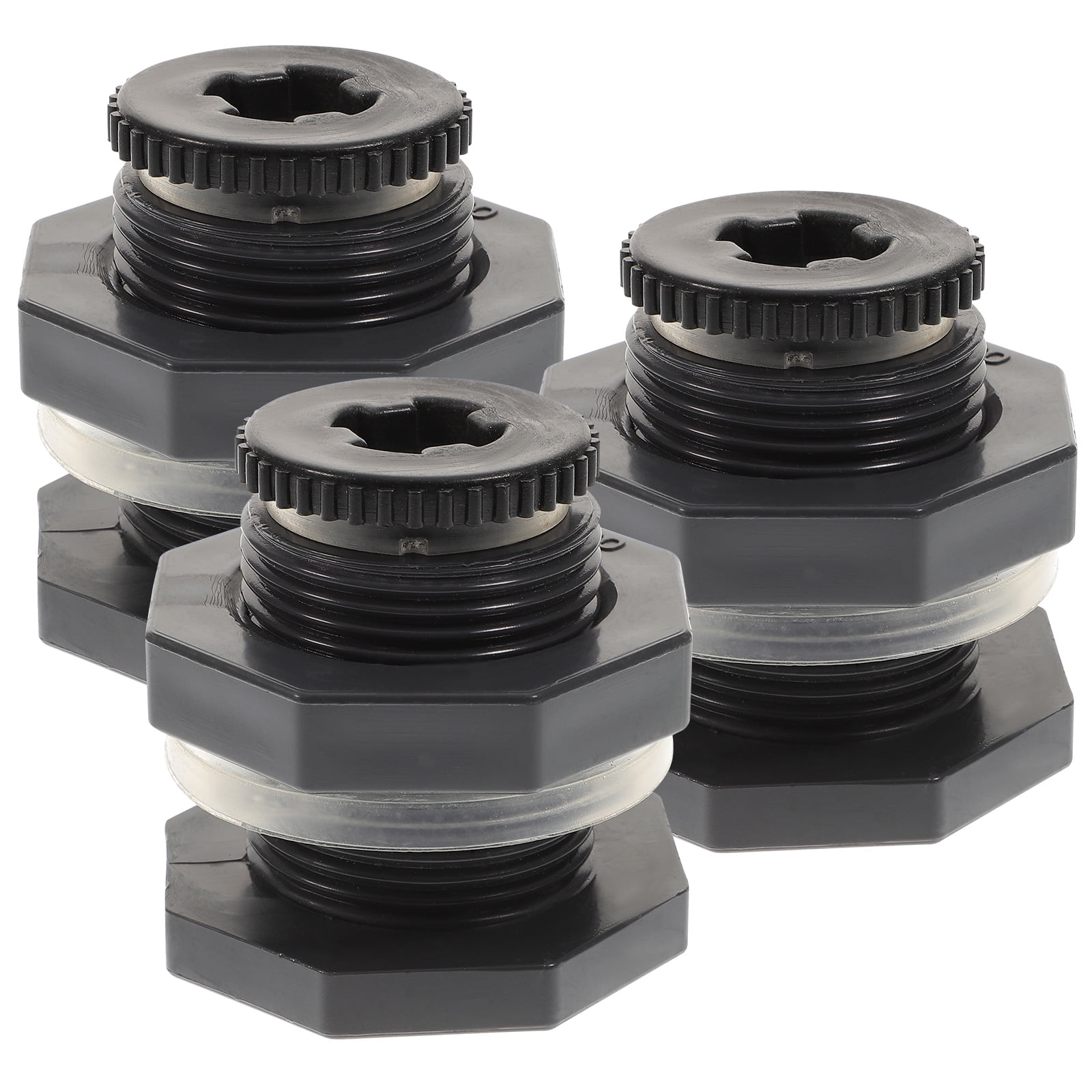 Water Tank Connector Bulkhead Fitting with Ring Connector for Pools ...
