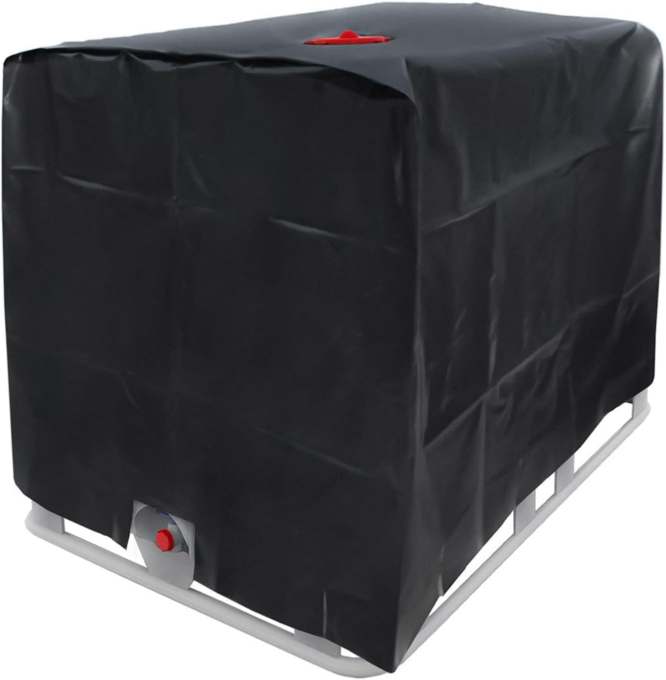 Water Tank Cover,Tarpaulin IBC Tank Cover 1000 L Waterproof Material ...
