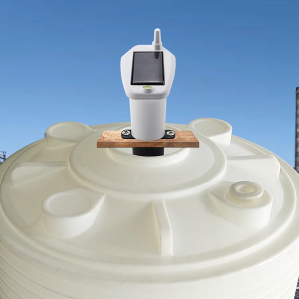 Water Tank Digital Water Level Gauge Solar Charging Water Level Monitor ...