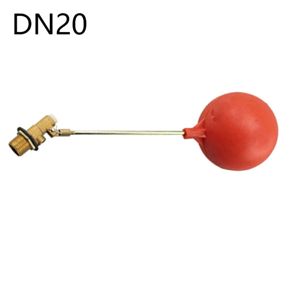 Water Tank Float Valve with Plastic Ball Switch Brass Float Valve for ...