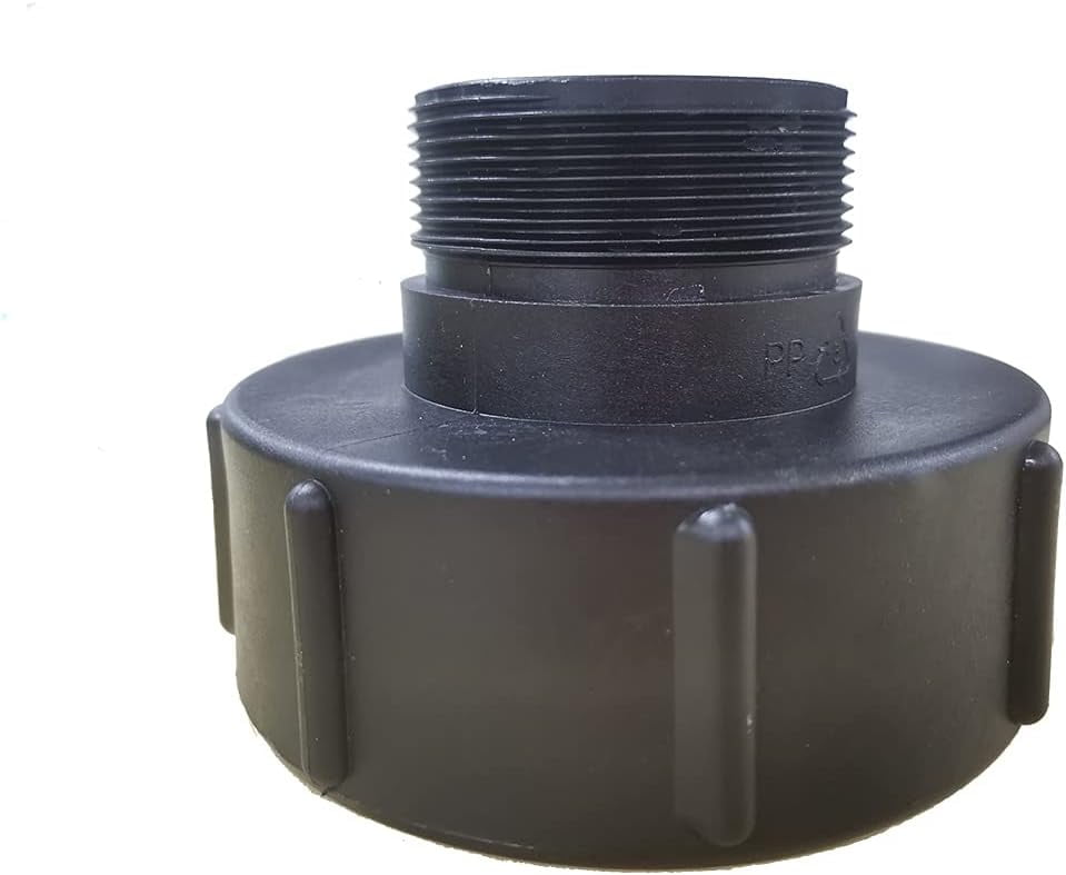 Water Tank S100x8 Coarse Thread to 2" Valve Adapter Connector Barrels ...
