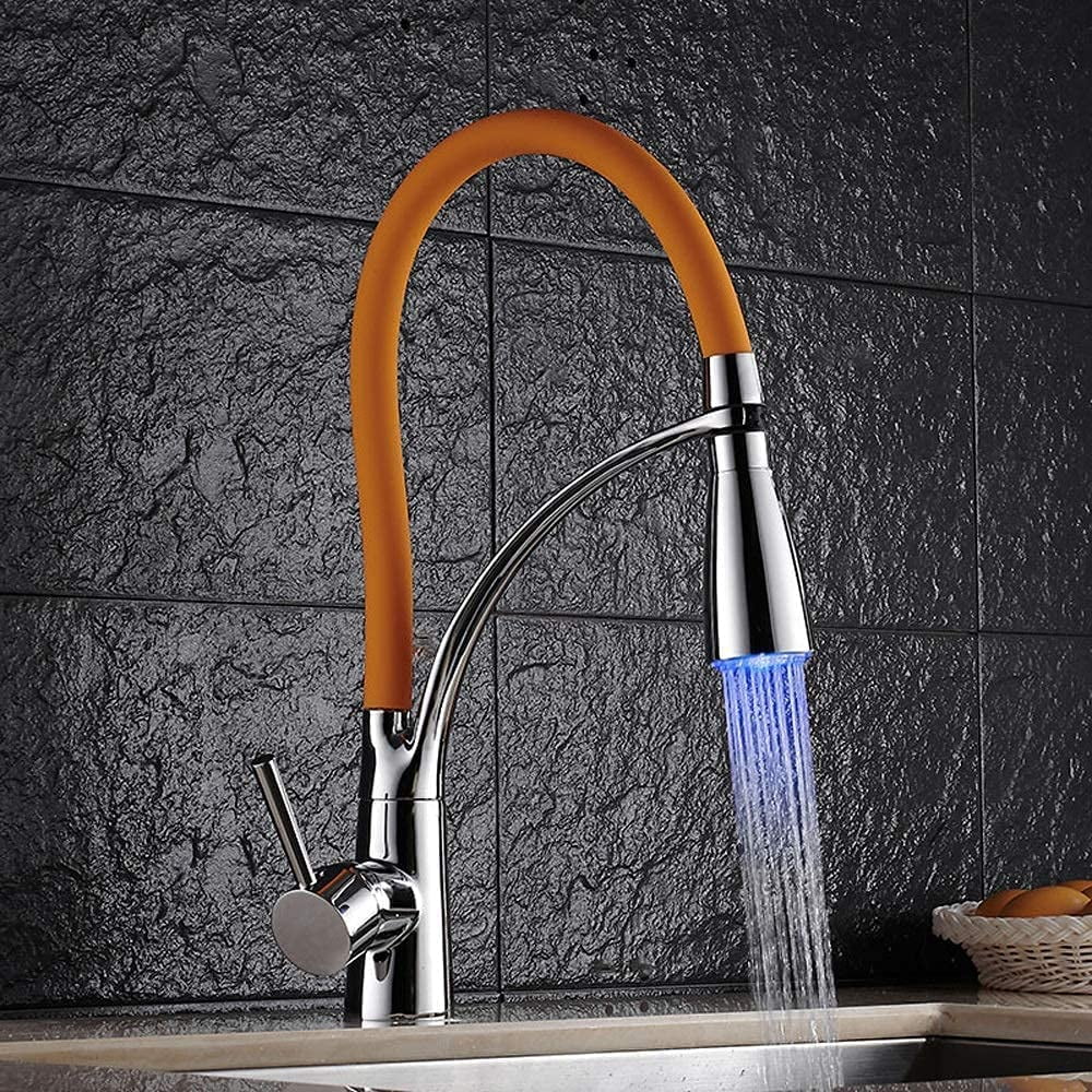 -Water Taps,Faucets,European Style Kitchen Faucet Sink Rotate Pull ...