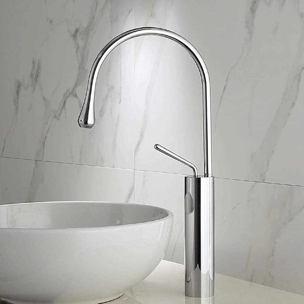 -Water Taps,Faucets,Kitchen Sink Mixer Taps Dual Lever Chrome Brass ...