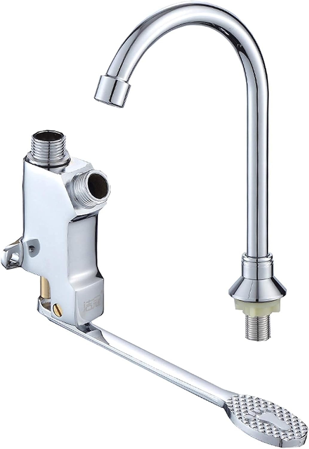 -Water Taps,Faucets,Pedal-Type Faucet Switch Wall-Mounted Wall Hospital ...