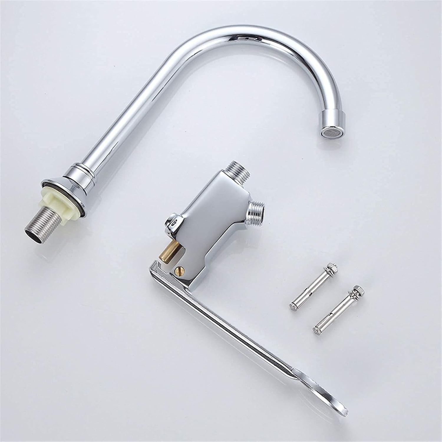 -Water Taps,Faucets,Pedal-Type Faucet Switch Wall-Mounted Wall Hospital ...