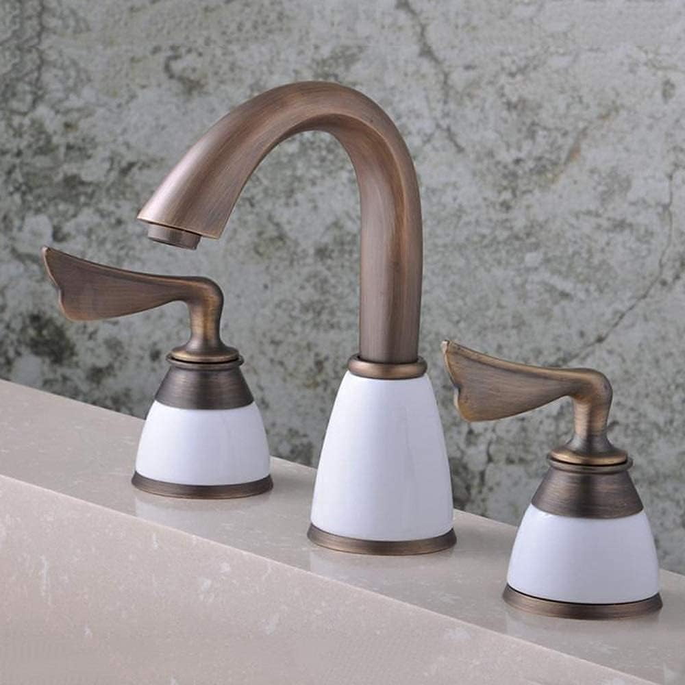 -Water Taps,Faucets,Retro 3 Company Hot and Cold Faucet Three Holes ...