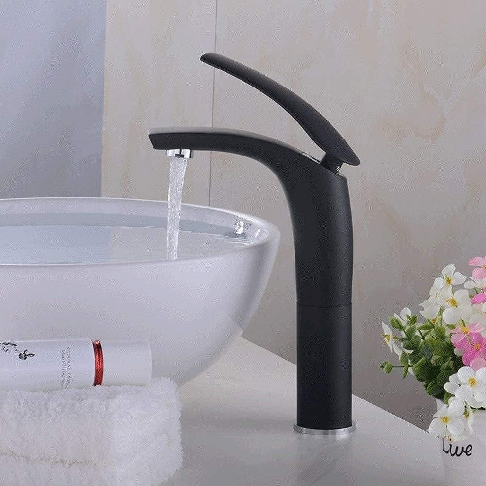-Water Taps,Faucets,The Basin Faucet Black Cold Heat Mixed Water Water ...
