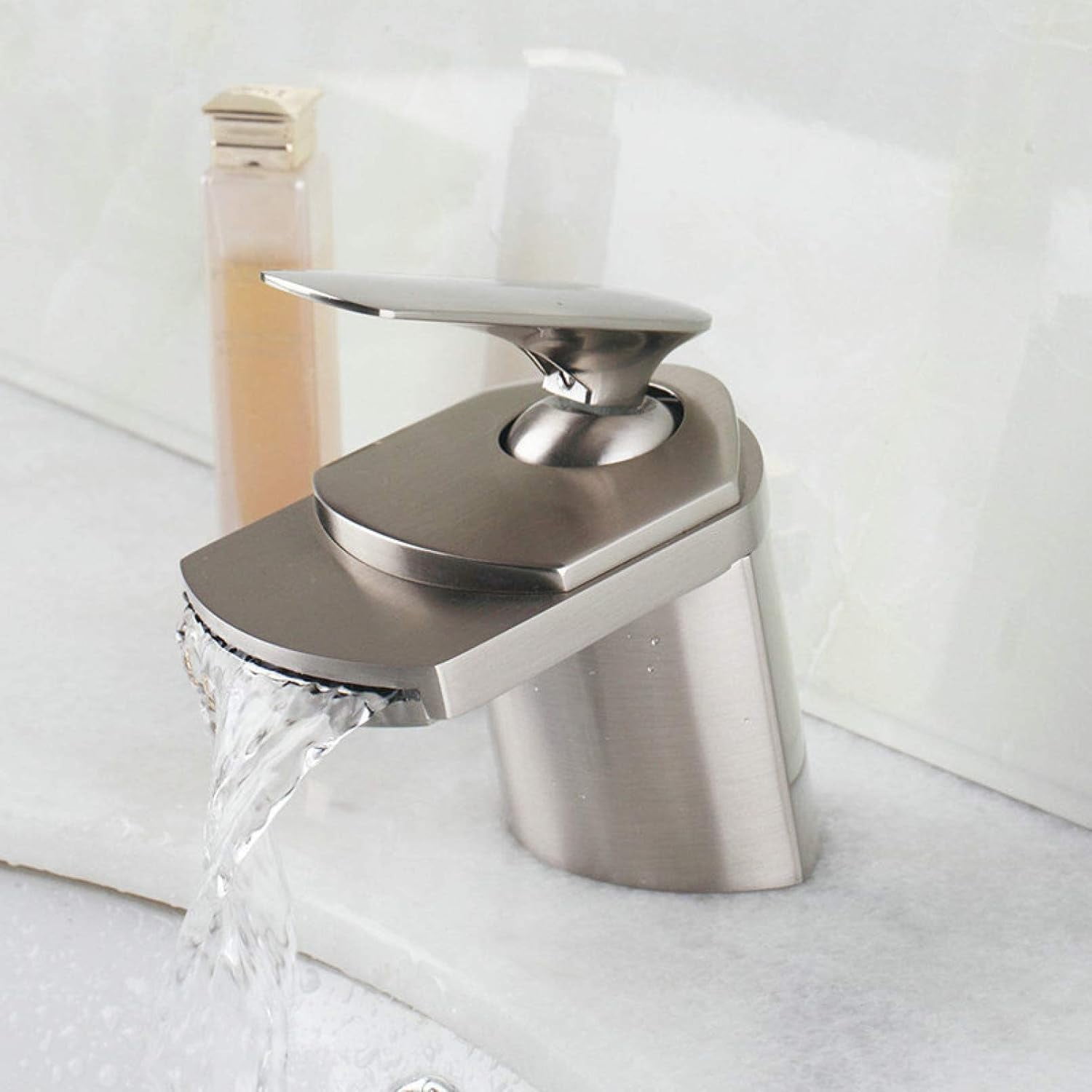 -Water Taps,Faucets,Waterfall Spout Wash Basin Tap Mixer Faucet ...