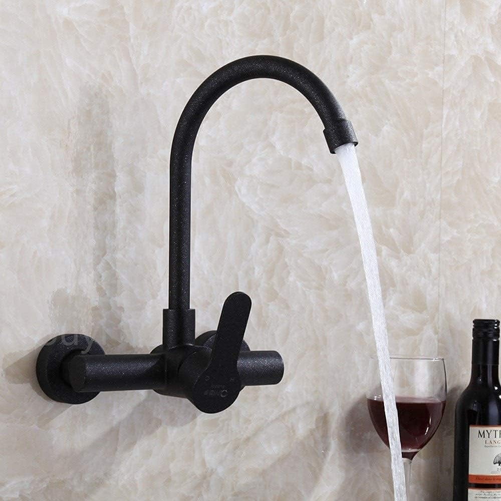 -Water Taps,Faucets,in Wall Kitchen,Faucet,Laundry Basin,Hot and Cold ...