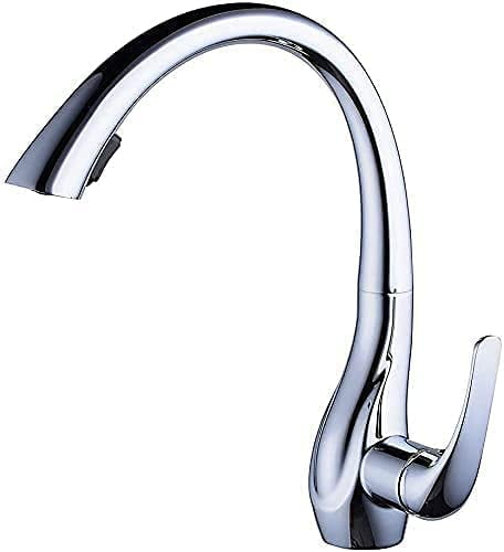 -Water Taps,Kitchen Faucet 360 ° Rotatable Sink Faucet, Pull-Out Shower ...