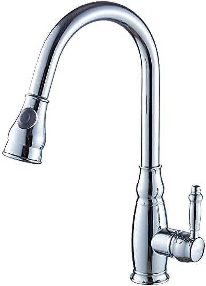 -Water Taps,Pull-Out Kitchen Faucet 360° Rotating Sink Faucet, 2 Types ...